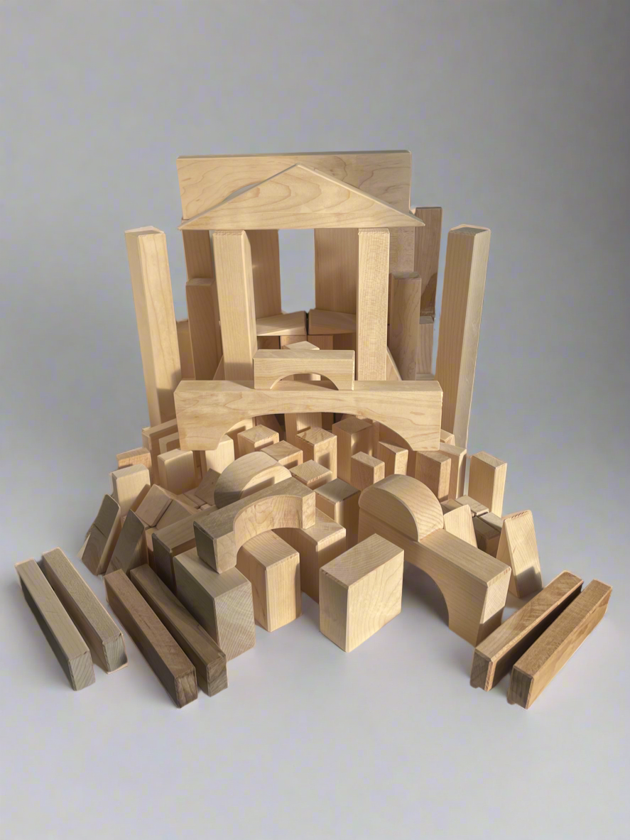 98 Piece Harrison Block Set - Unit Blocks Made in Canada – Wood Wood Toys
