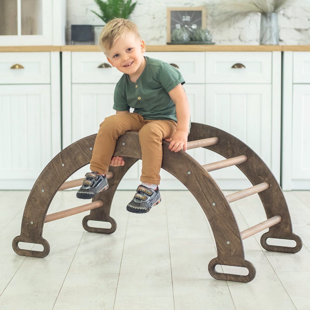 Climbing Arch & Rocker Balance - Montessori Climbers for Kids 1-7 y.o ...