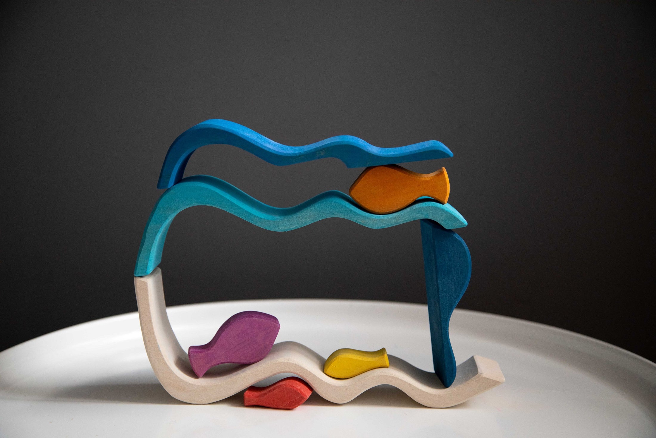 Stacking Wave Blocks by Avdar Toys – Wood Wood Toys