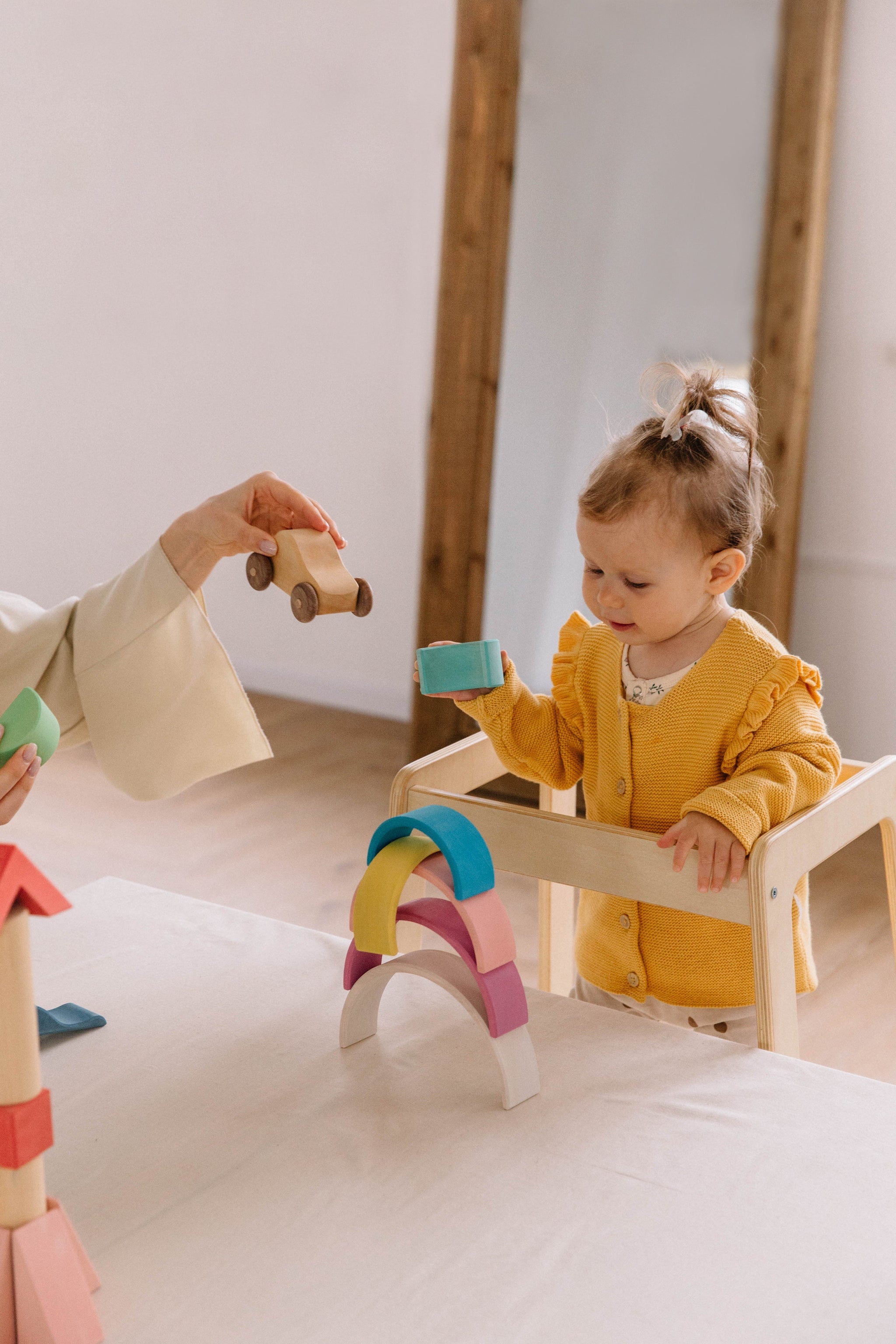 Deluxe Small Rainbow Stacker by Avdar Toys – Wood Wood Toys