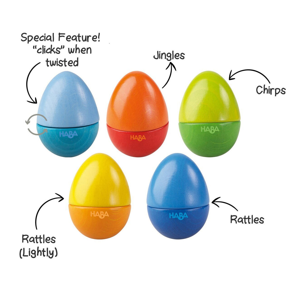 HABA Musical Eggs – Wood Wood Toys