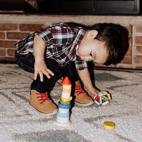 HABA Wobbly Tower Stacking Game – Wood Wood Toys