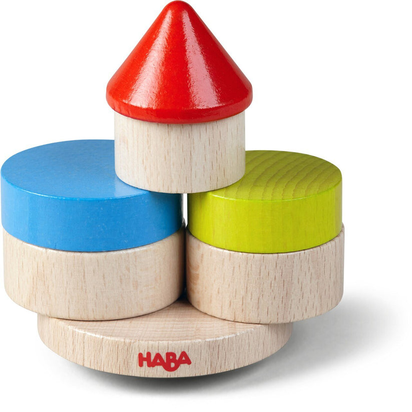 HABA Wobbly Tower Stacking Game – Wood Wood Toys