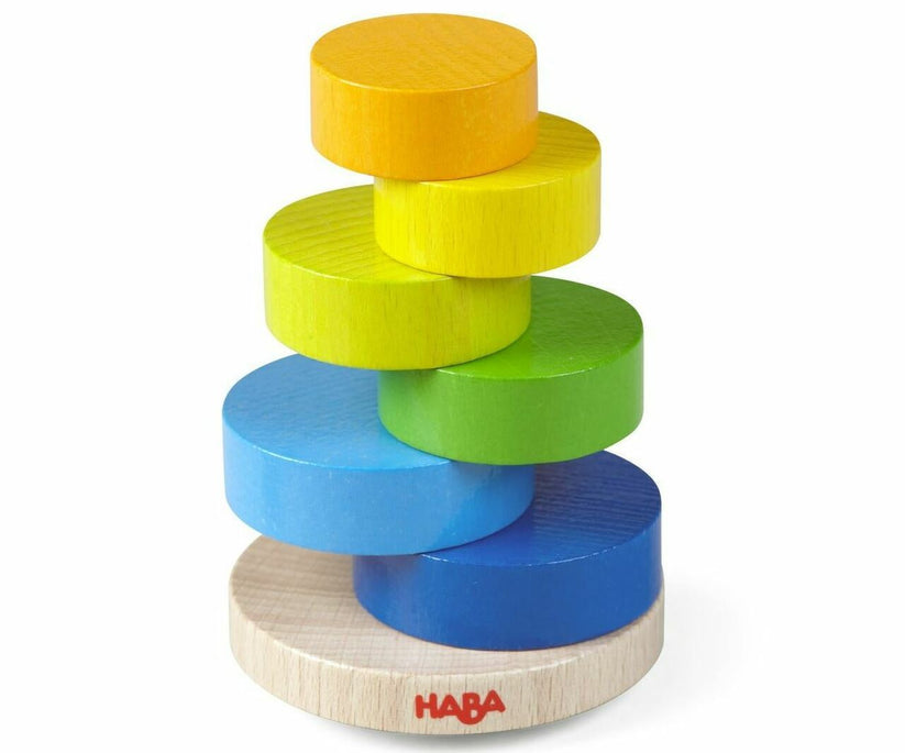 HABA Wobbly Tower Stacking Game – Wood Wood Toys