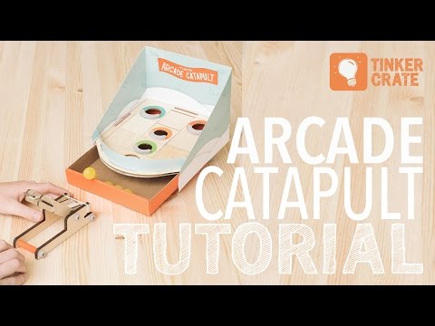 KiwiCo DIY Arcade Catapult Game – Wood Wood Toys