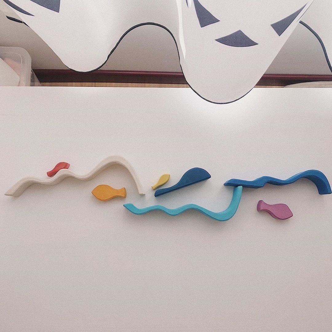 Stacking Wave Blocks by Avdar Toys – Wood Wood Toys