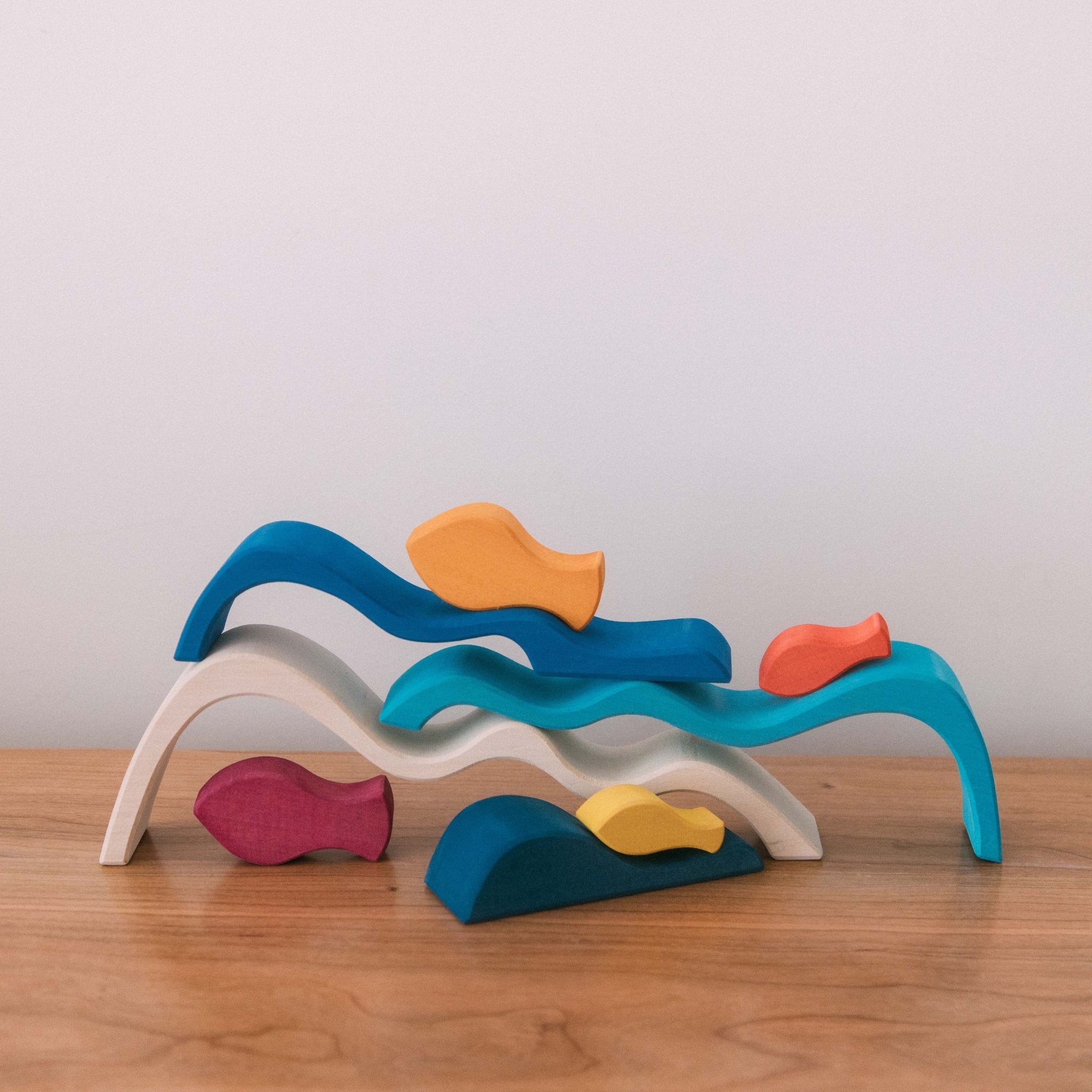Stacking Wave Blocks by Avdar Toys – Wood Wood Toys