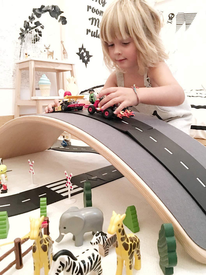 Waytoplay Flexible Roads - Highway Set (24 pieces) – Wood Wood Toys