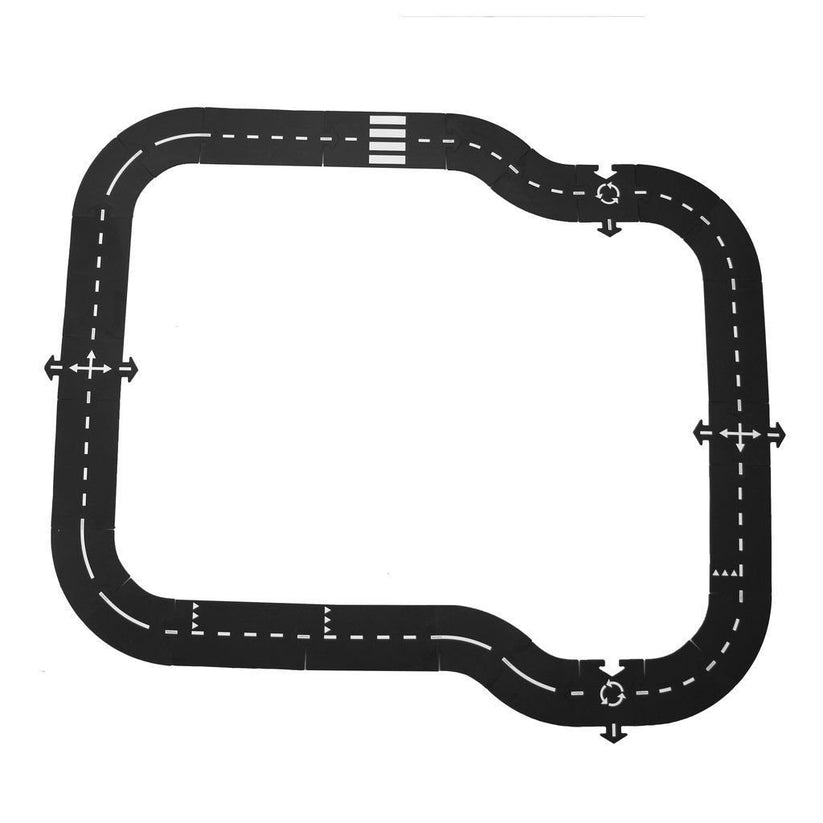 Waytoplay Flexible Roads - Highway Set (24 pieces) – Wood Wood Toys