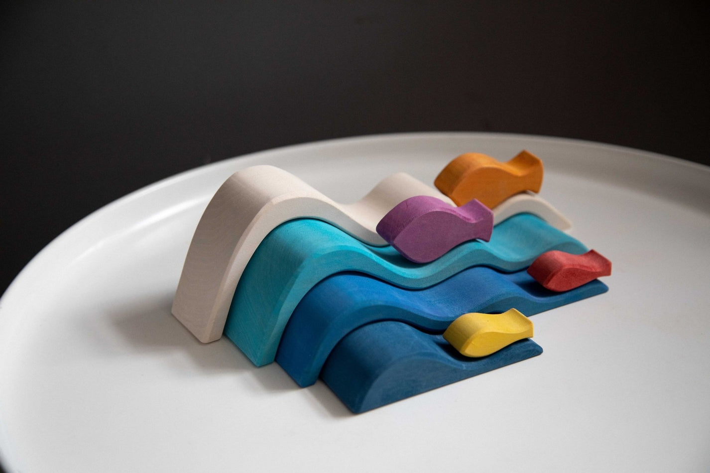 Stacking Wave Blocks by Avdar Toys – Wood Wood Toys